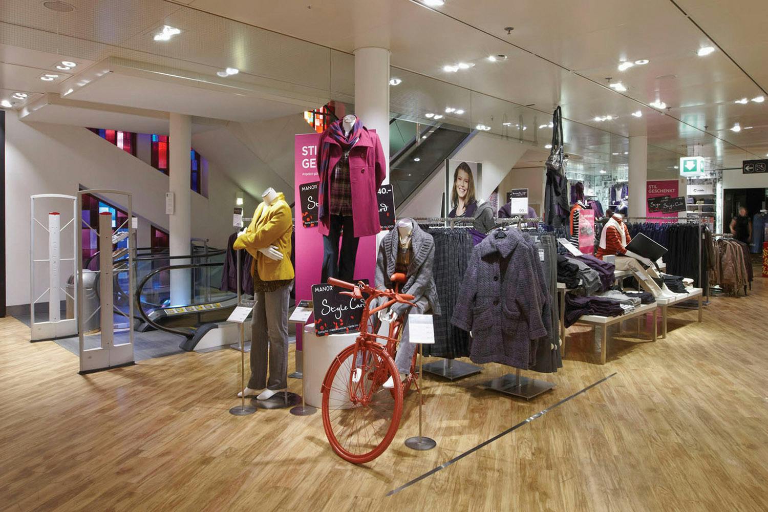 LEDs light the way at Swiss department stores | Building Design ...