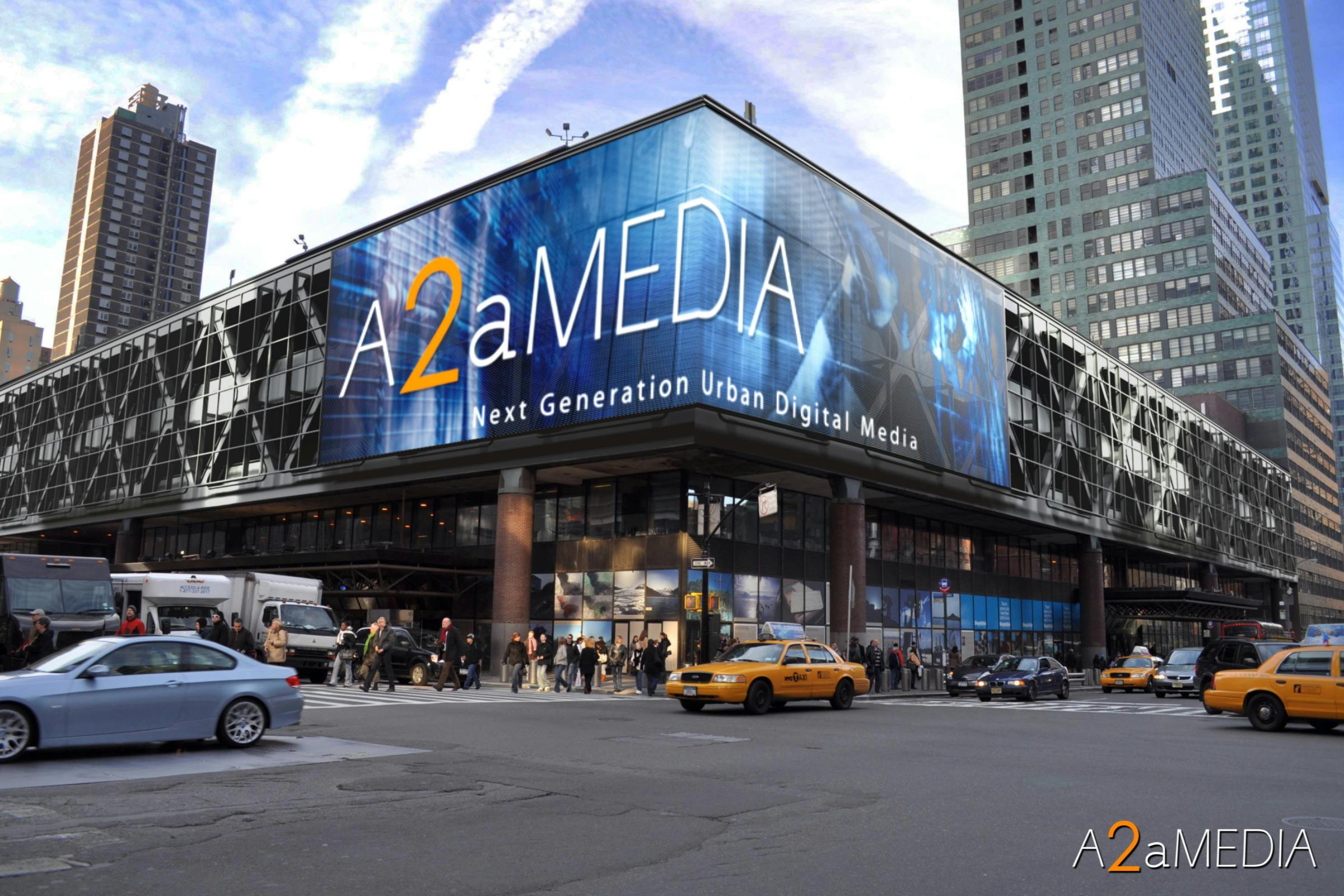Transparent digital façade installed in Times Square | Building Design ...