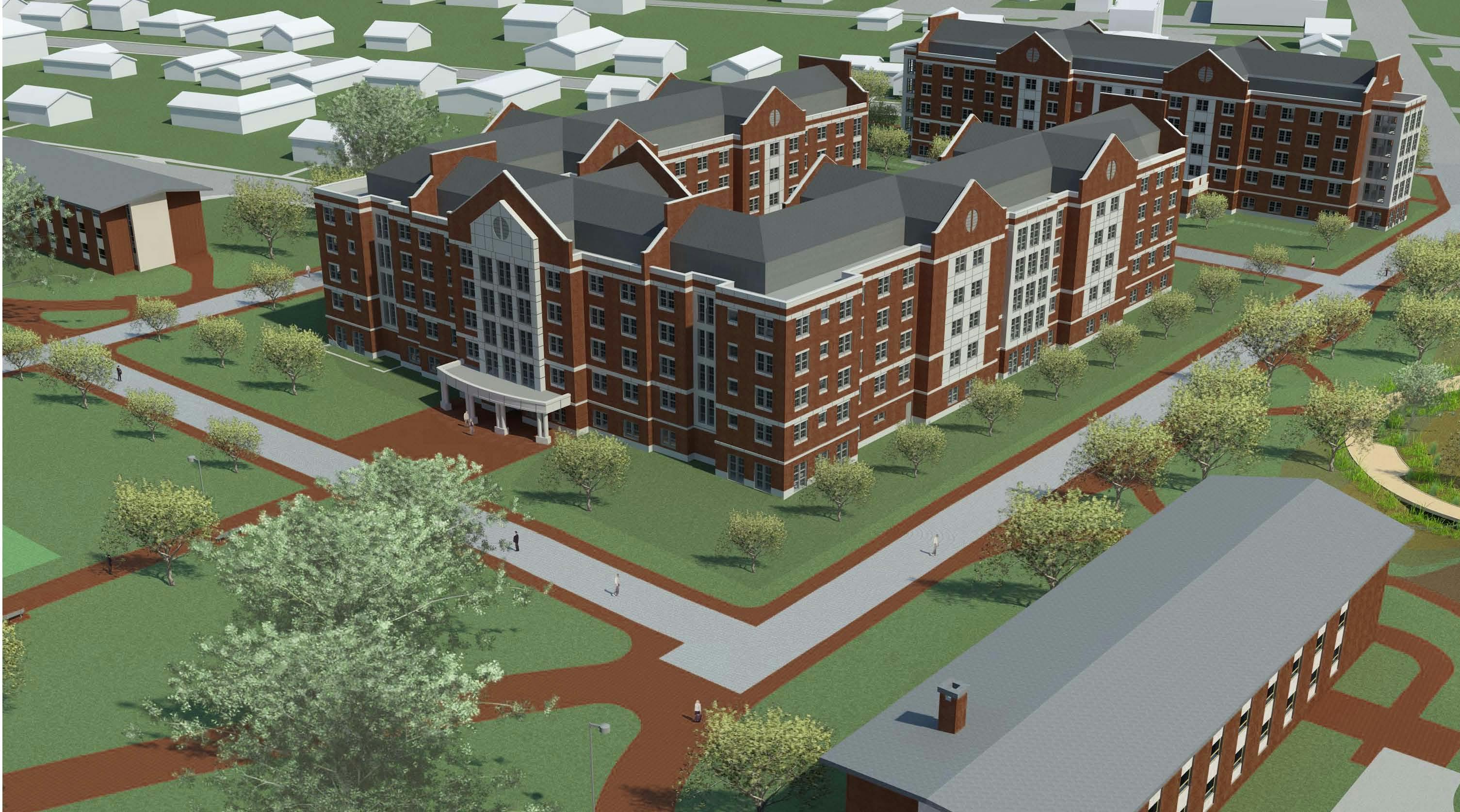 Skanska tops out residence hall complex at the University of Delaware ...