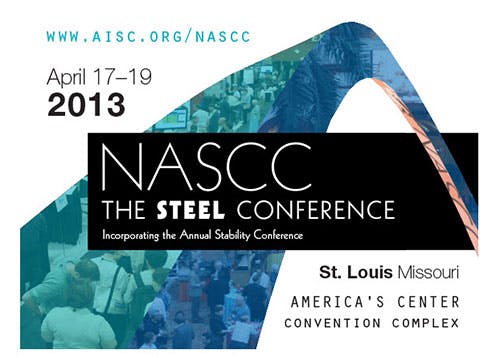 AISC to give away 14 passes to 2013 NASCC: The Steel Conference ...