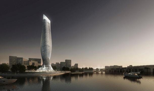 First look: RMJM’s 'jumping fish' tower design for the Chinese Riviera ...