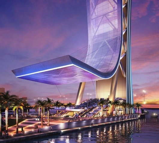 Arquitectonica's hairpin-shaped tower breaks ground in Miami | Building ...
