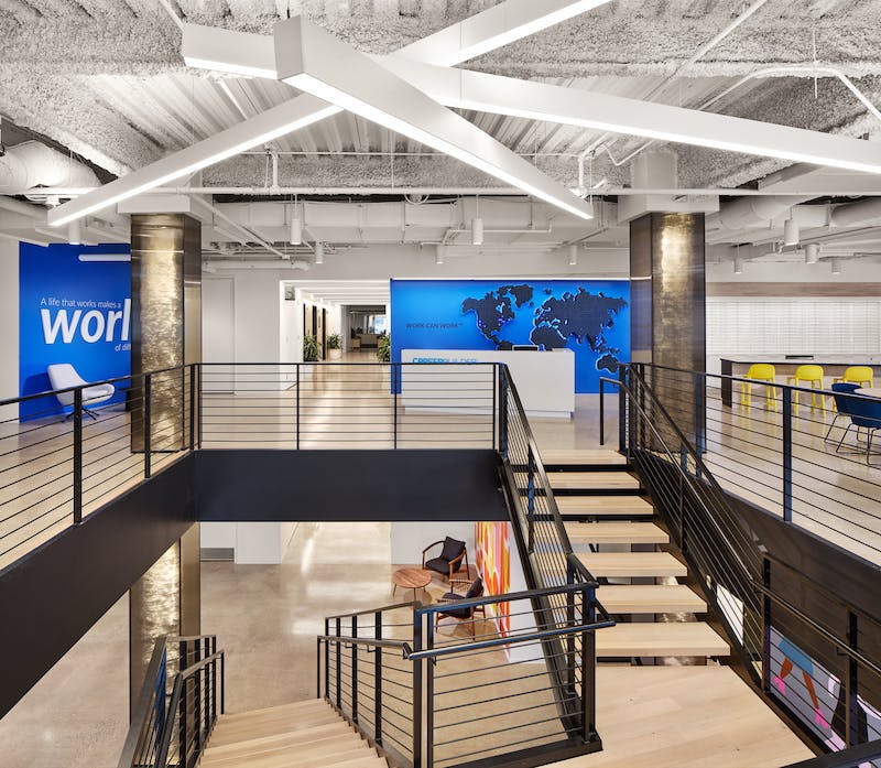 CareerBuilder’s Chicago HQ undergoes renovation | Building Design ...
