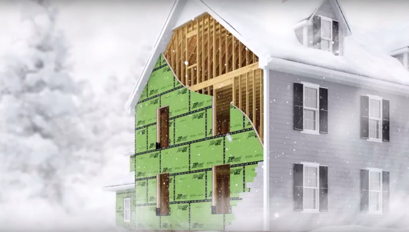 Introduction to ZIP System® R-sheathing insulated sheathing | Building ...