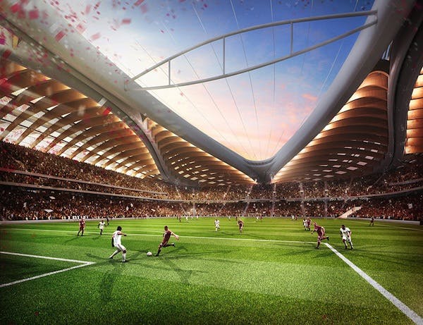 Zaha Hadid Stadium Video: Zaha Hadid's Stadium For Qatar 2022