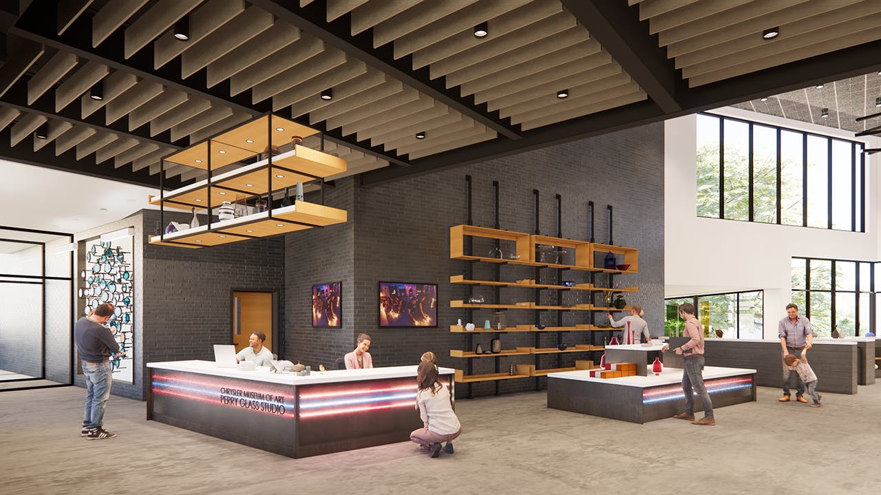 Chrysler Museum of Art’s newly expanded Perry Glass Studio will display ...